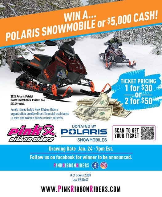 Snowmobile Raffle - Pink Ribbon Riders